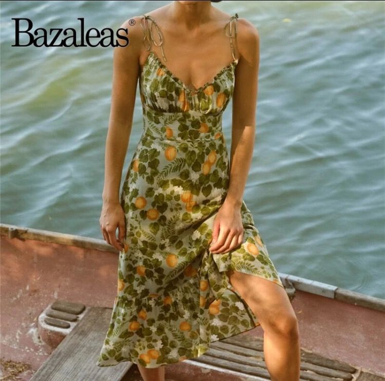 embry dress in orange grove substitute | floral printed dress | ribbon ...