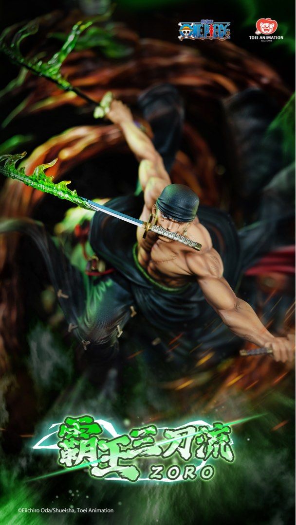 Roronoa Zoro GK Figure Toei Animation Studio Licensed One Piece ...