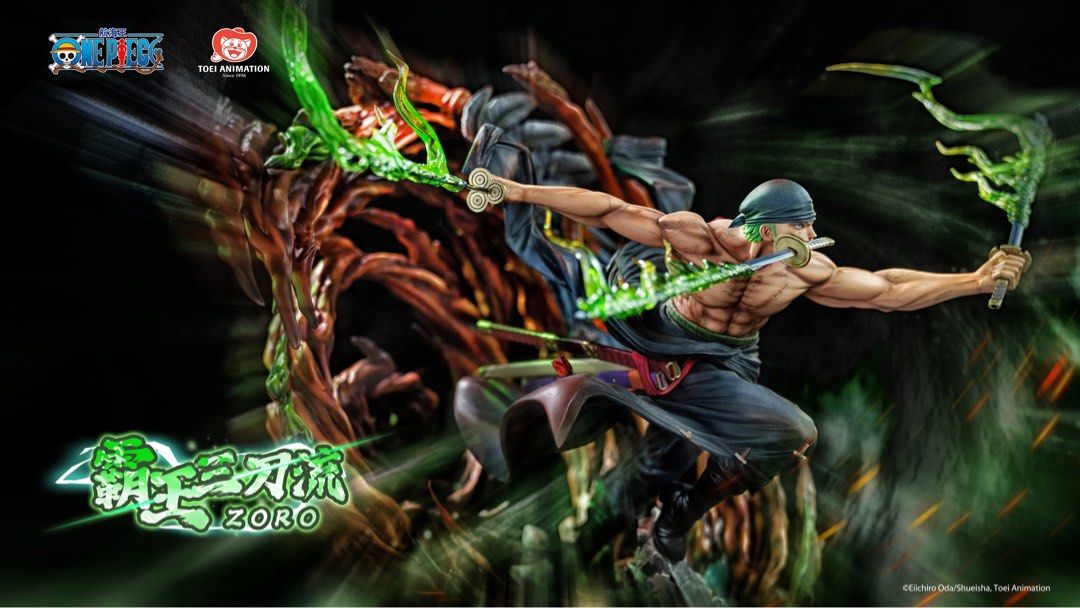 Roronoa Zoro GK Figure Toei Animation Studio Licensed One Piece ...