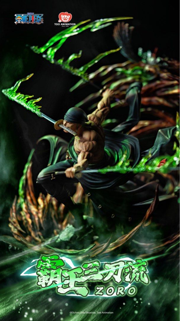 Roronoa Zoro GK Figure Toei Animation Studio Licensed One Piece ...