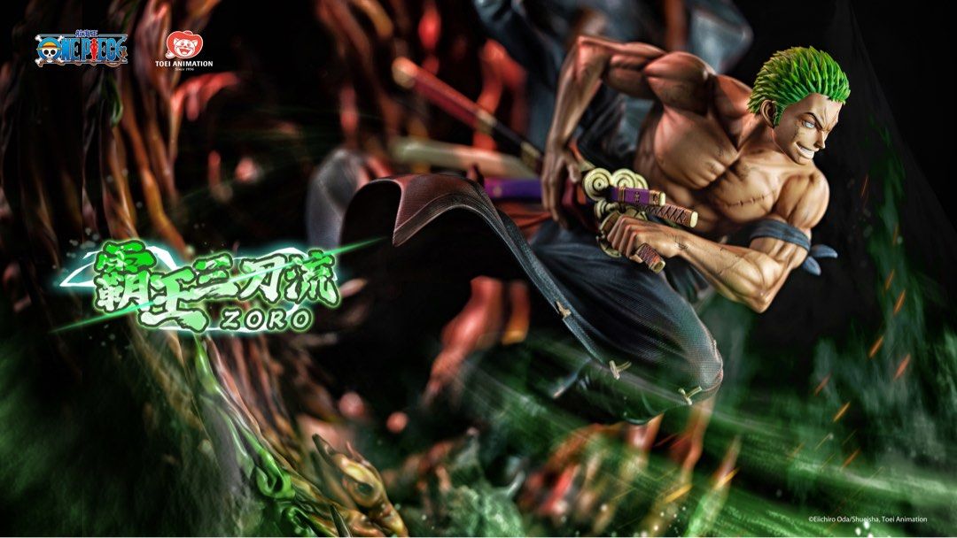 Roronoa Zoro GK Figure Toei Animation Studio Licensed One Piece ...