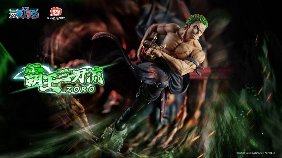 Roronoa Zoro GK Figure Toei Animation Studio Licensed One Piece ...