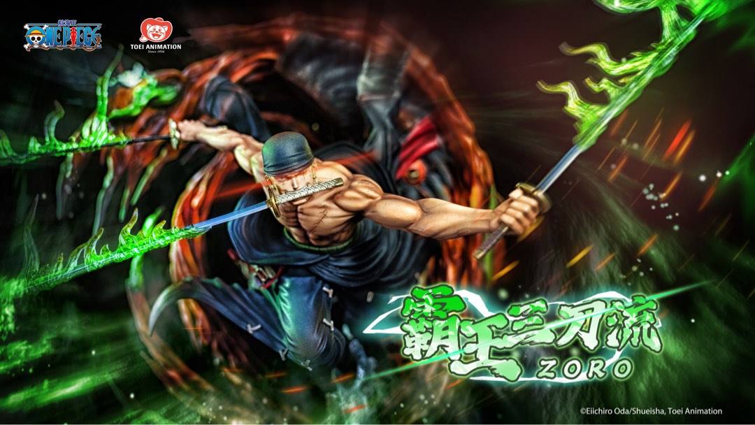 Roronoa Zoro GK Figure Toei Animation Studio Licensed One Piece ...
