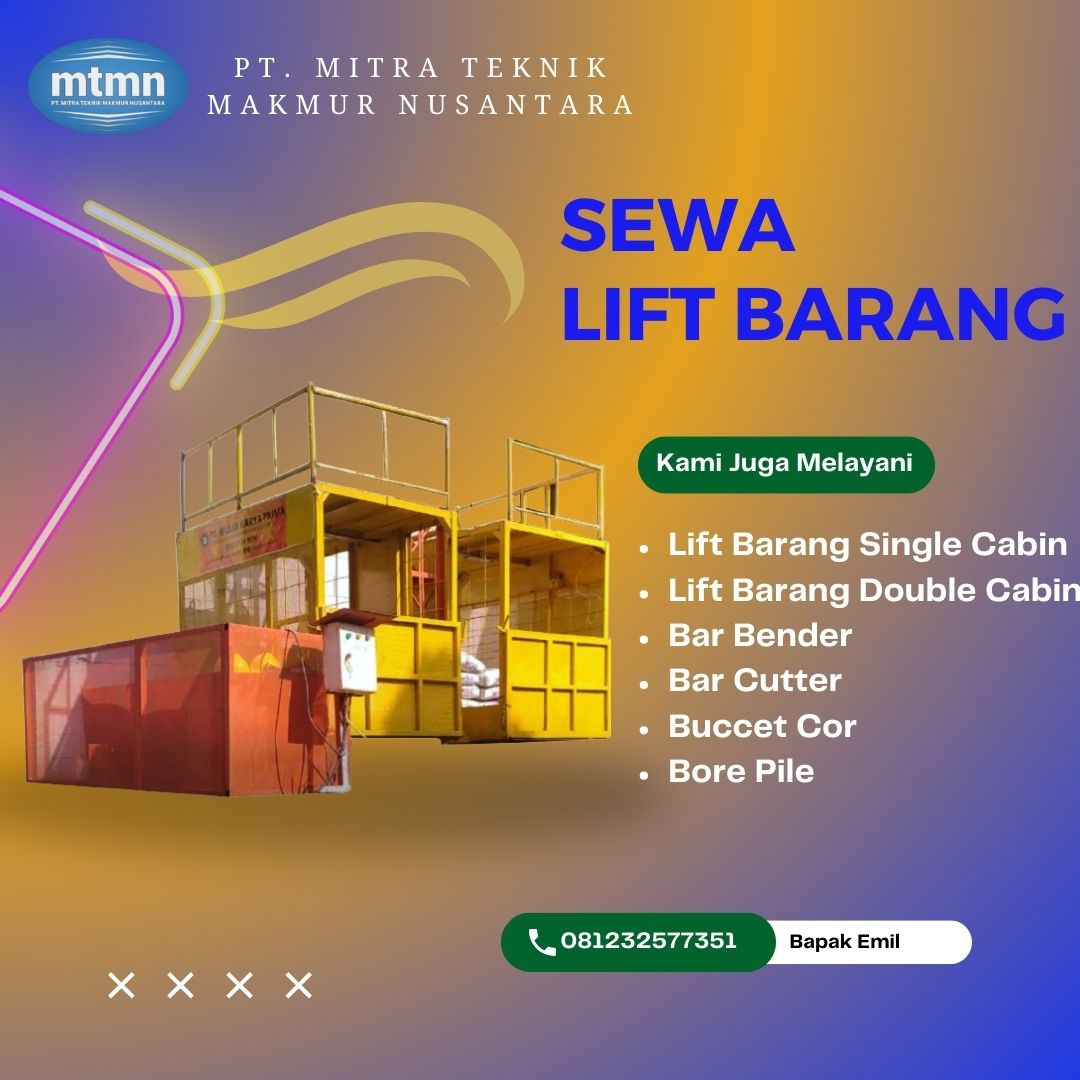 SEWA LIFT BARANG KUDUS | LIFT MATERIAL | LIFT PROYEK | ALIMAK | LIFT ...