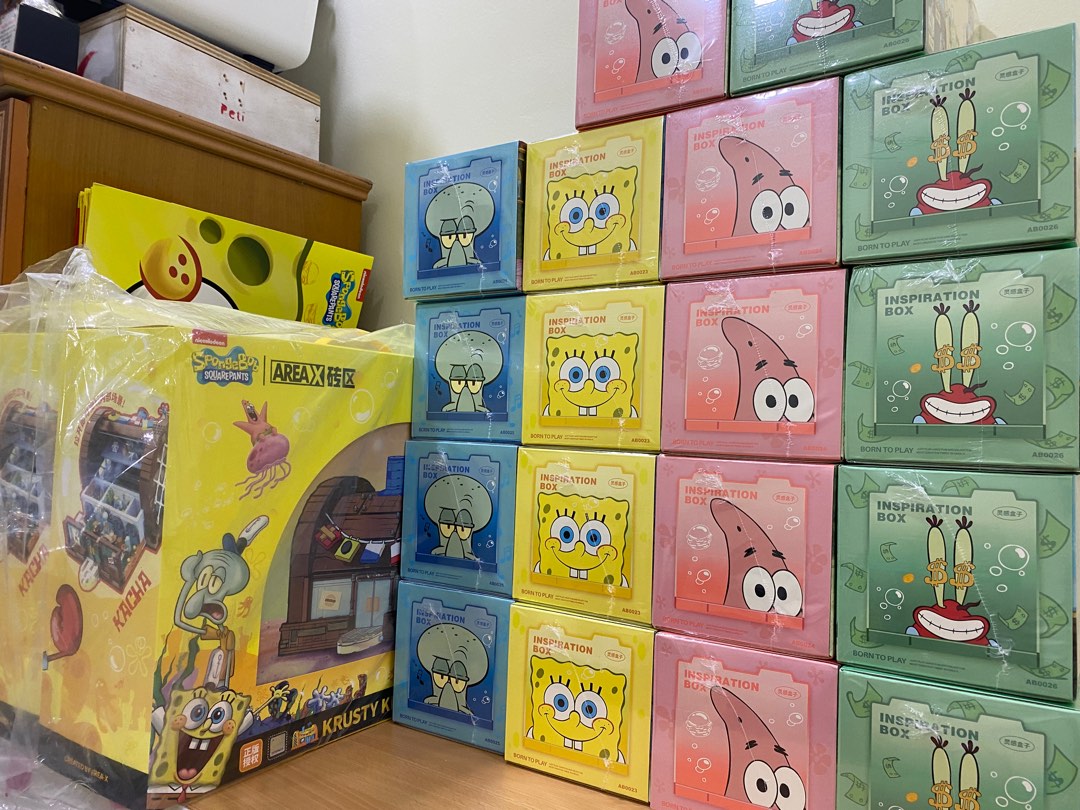 SpongeBob Blocks, Hobbies & Toys, Toys & Games on Carousell
