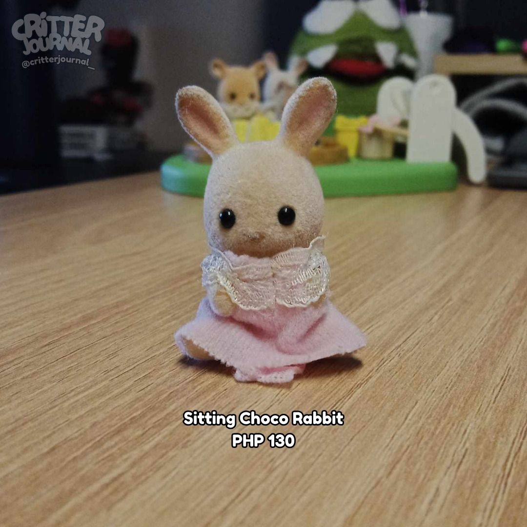 Sylvanian Families - Sitting Choco Rabbit, Hobbies & Toys, Toys & Games on Carousell