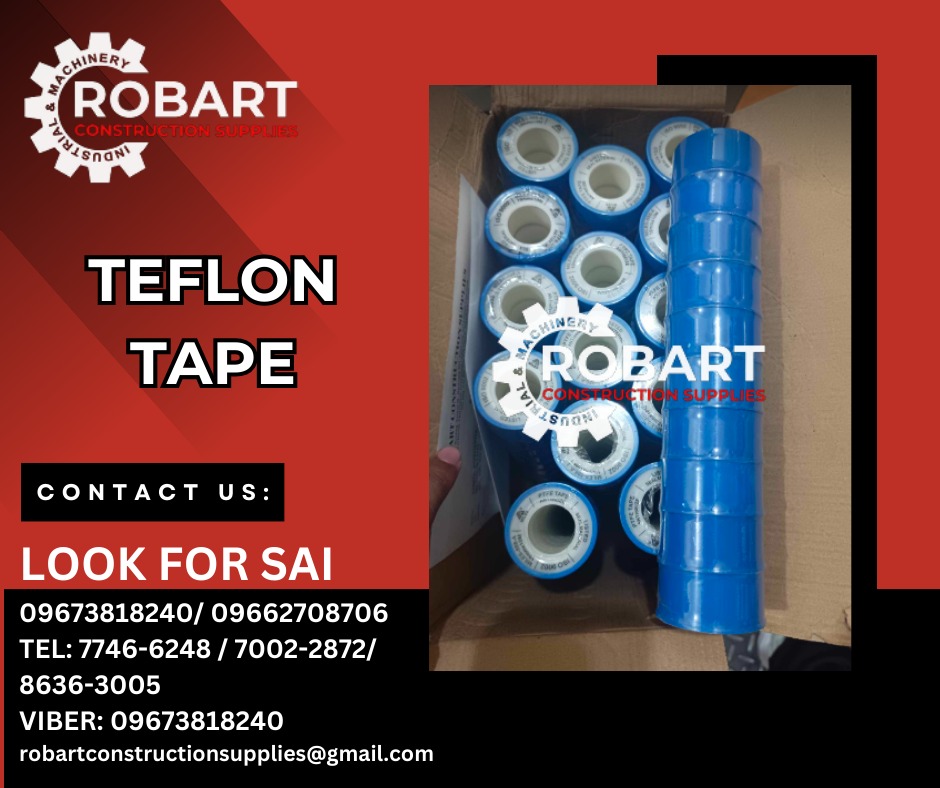 Teflon Tape, Commercial & Industrial, Construction Tools & Equipment on ...