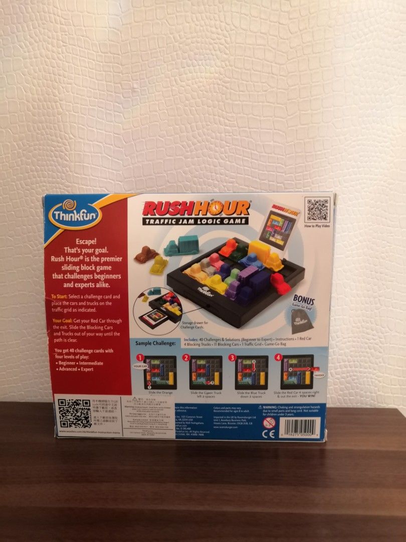 《Thinkfun 雷射迷宮棋 (Laser Maze)》 及 《Thinkfun 繁忙通道急逃走 (Rush Hour Traffic Jam Logic Game)》 STEM 益智玩具 ...