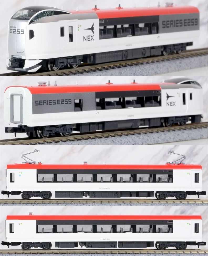 TOMIX 98551 98552 特急電車JR E259系 新塗裝 基本 貫通門附 増結 成田特快 NEX Narita Express 成田特急 路軌 新幹線 觀光列車 子彈火車 貨車 國 ...