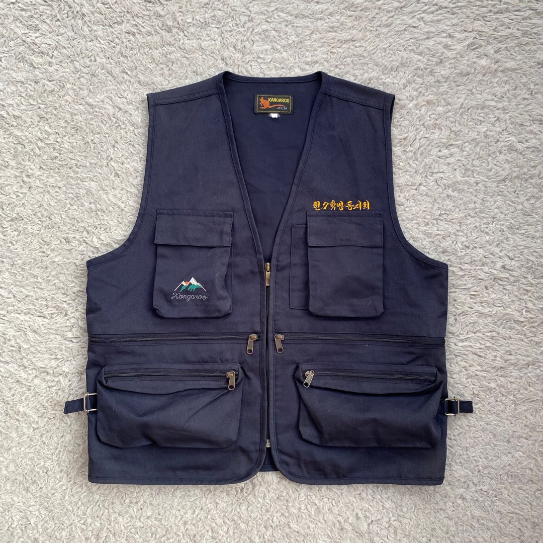 VINTAGE VEST KANGAROO - UTILITY MOUNTAINEER GEAR - vest vintage - rompi ...