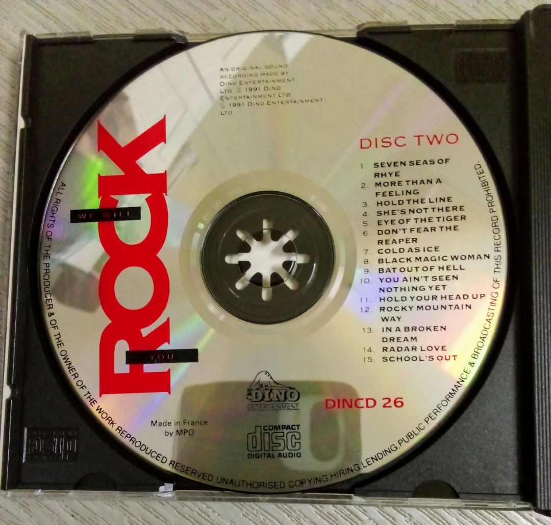 We will rock you Cd, Hobbies & Toys, Music & Media, CDs & DVDs on Carousell