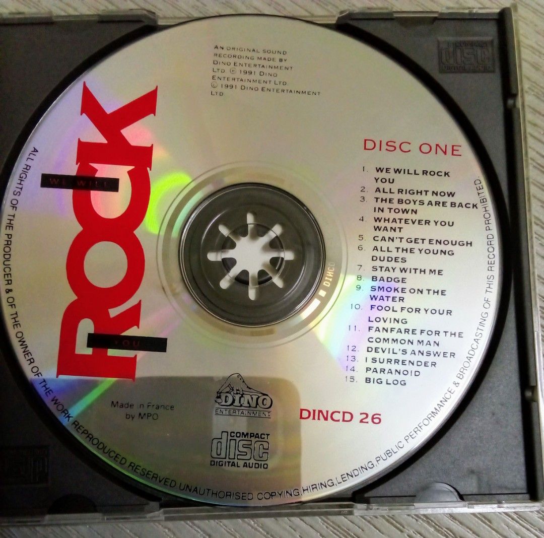 We will rock you Cd, Hobbies & Toys, Music & Media, CDs & DVDs on Carousell