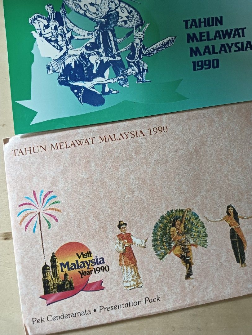 1990 Vintage Presentation Pack Tahun Melawat Malaysia, Hobbies & Toys ...