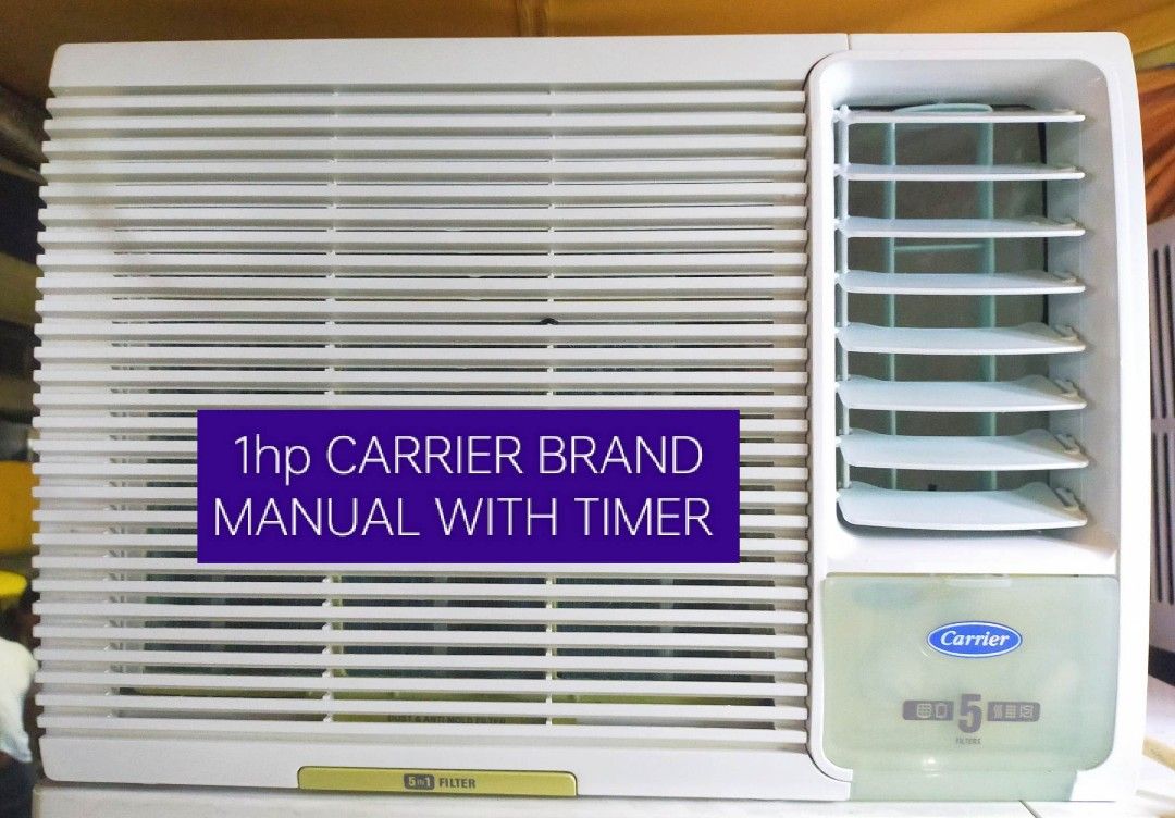1HP WINDOW TYPE AIRCON, TV & Home Appliances, Air Conditioning and ...