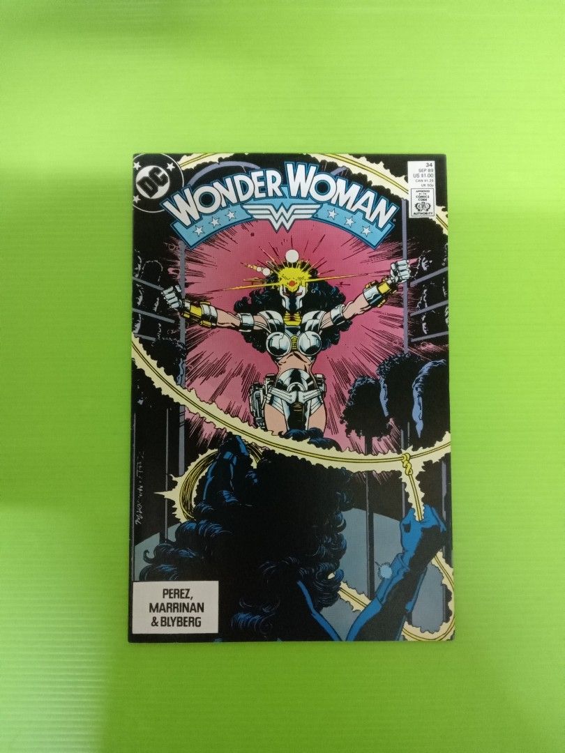 1st app Batiri ! Wonder Woman #34 ( Marrinan/Perez - Cover Art ) DC ...