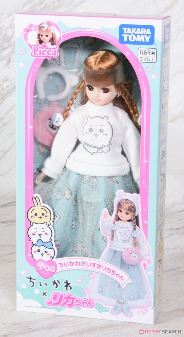[現貨] Takara Tomy Licca - LD-08 Chiikawa Daisuki 莉卡娃娃 吉伊卡哇, 興趣及遊戲, 玩具 & 遊戲類 - Carousell