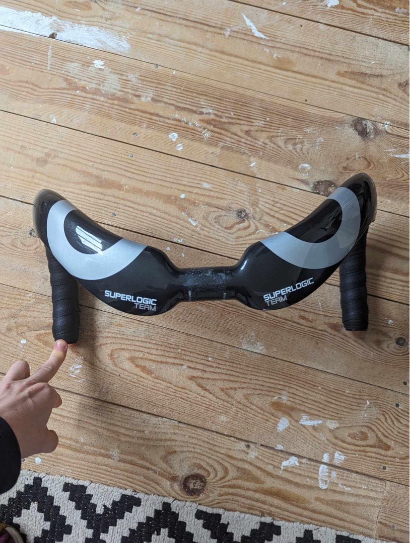3T Scatto LTD SuperLogic Team 37cm Carbon Track bar, Sports Equipment ...