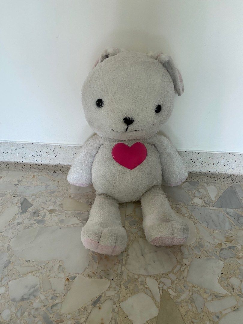 90cm large bunny rabbit stuffed toy plushie, Hobbies & Toys, Toys ...