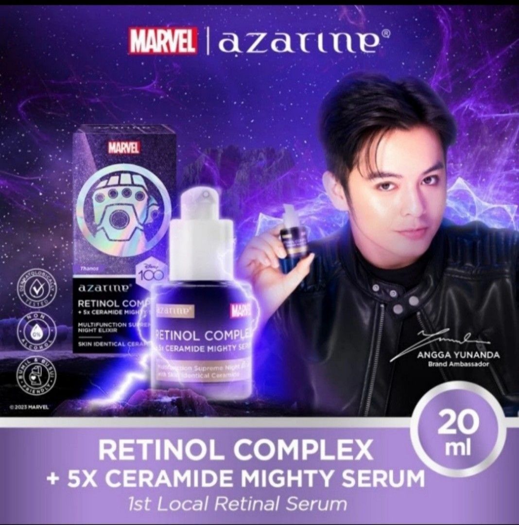 [ AZARINE X MARVEL ] RETINOL COMPLEX + 5X CERAMIDE MIGHTY SERUM RETINAL ...