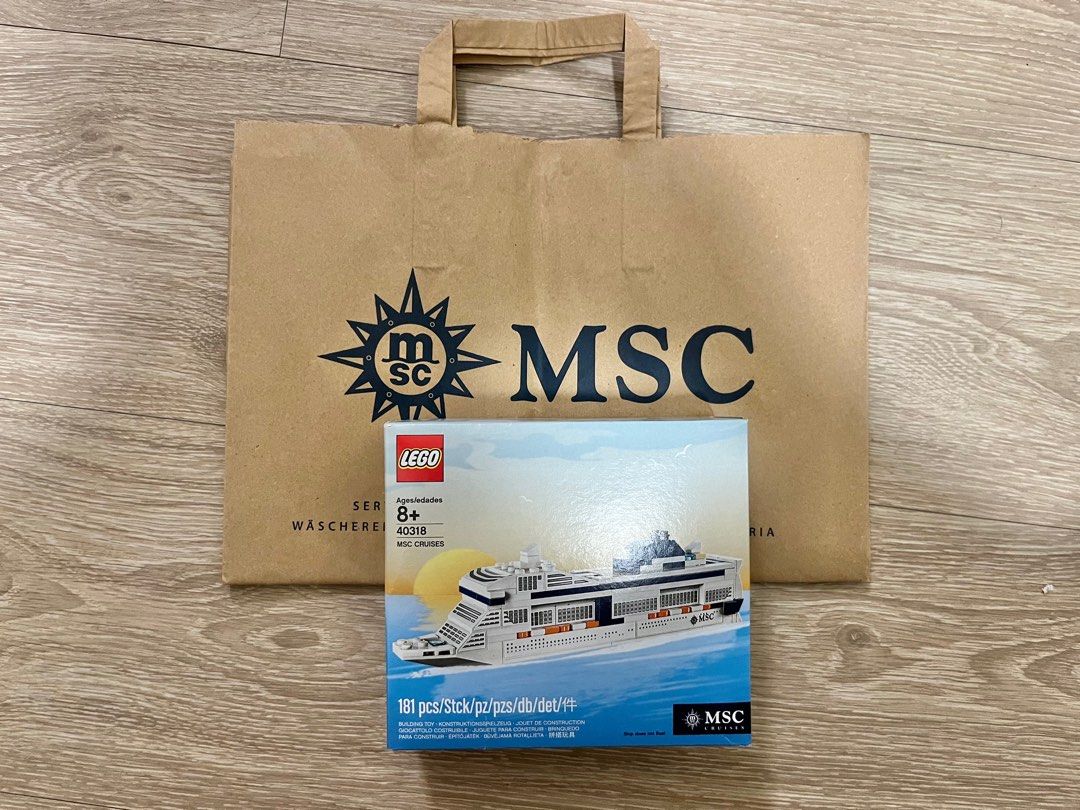 全新 LEGO 樂高 地中海遊輪 MSC Cruises 遊輪販售限定 40318, 書籍、休閒與玩具, 玩具、公仔、桌遊在旋轉拍賣