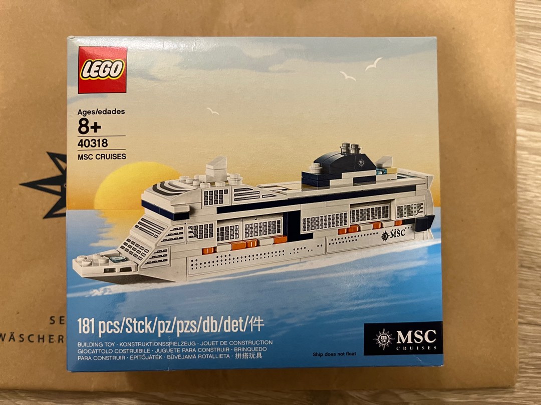 全新 LEGO 樂高 地中海遊輪 MSC Cruises 遊輪販售限定 40318, 書籍、休閒與玩具, 玩具、公仔、桌遊在旋轉拍賣