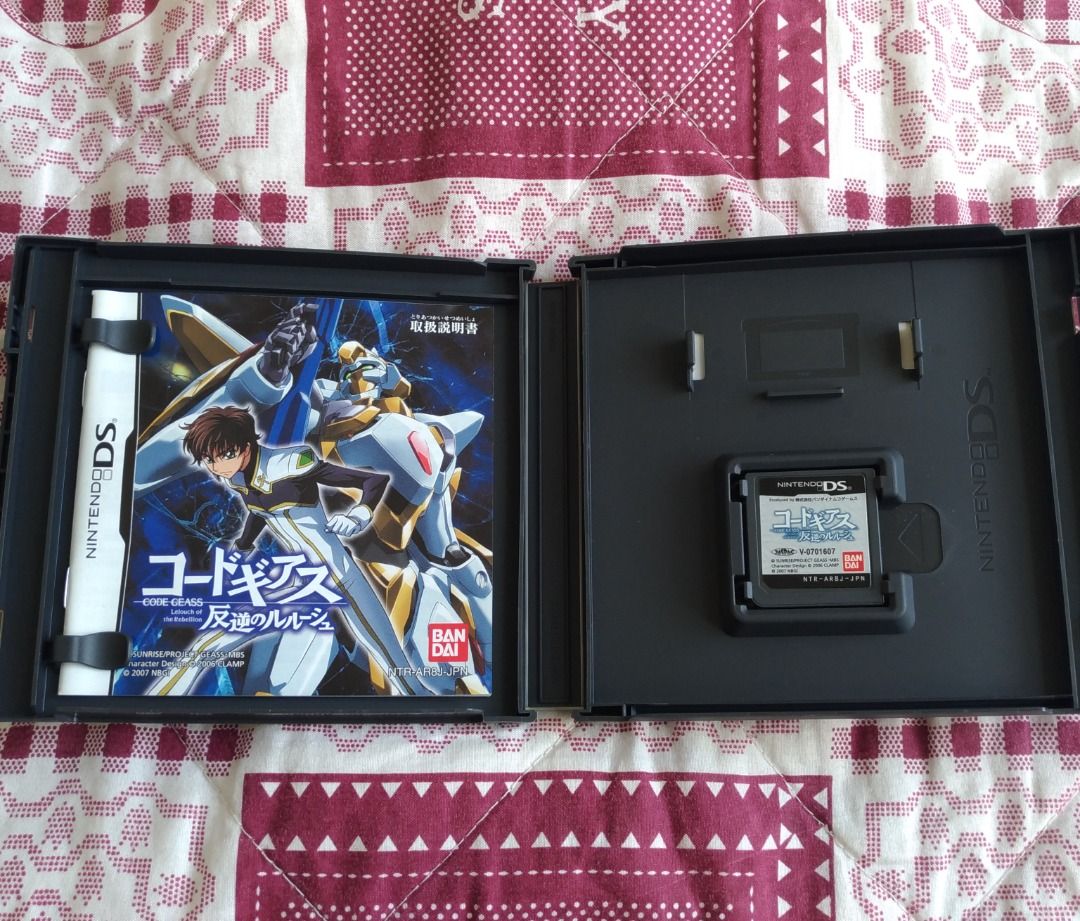 日版 NDS - Code Geass 反叛的魯路修 ( 港譯 叛逆的鲁鲁修 RPG GAME 機戰 遊戲 3DS 主機可玩 ), 電子遊戲 ...
