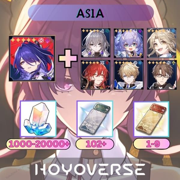 ⚡️Acheron⚡️ Reroll Starter Account|HSR: Honkai Star Rail on Carousell