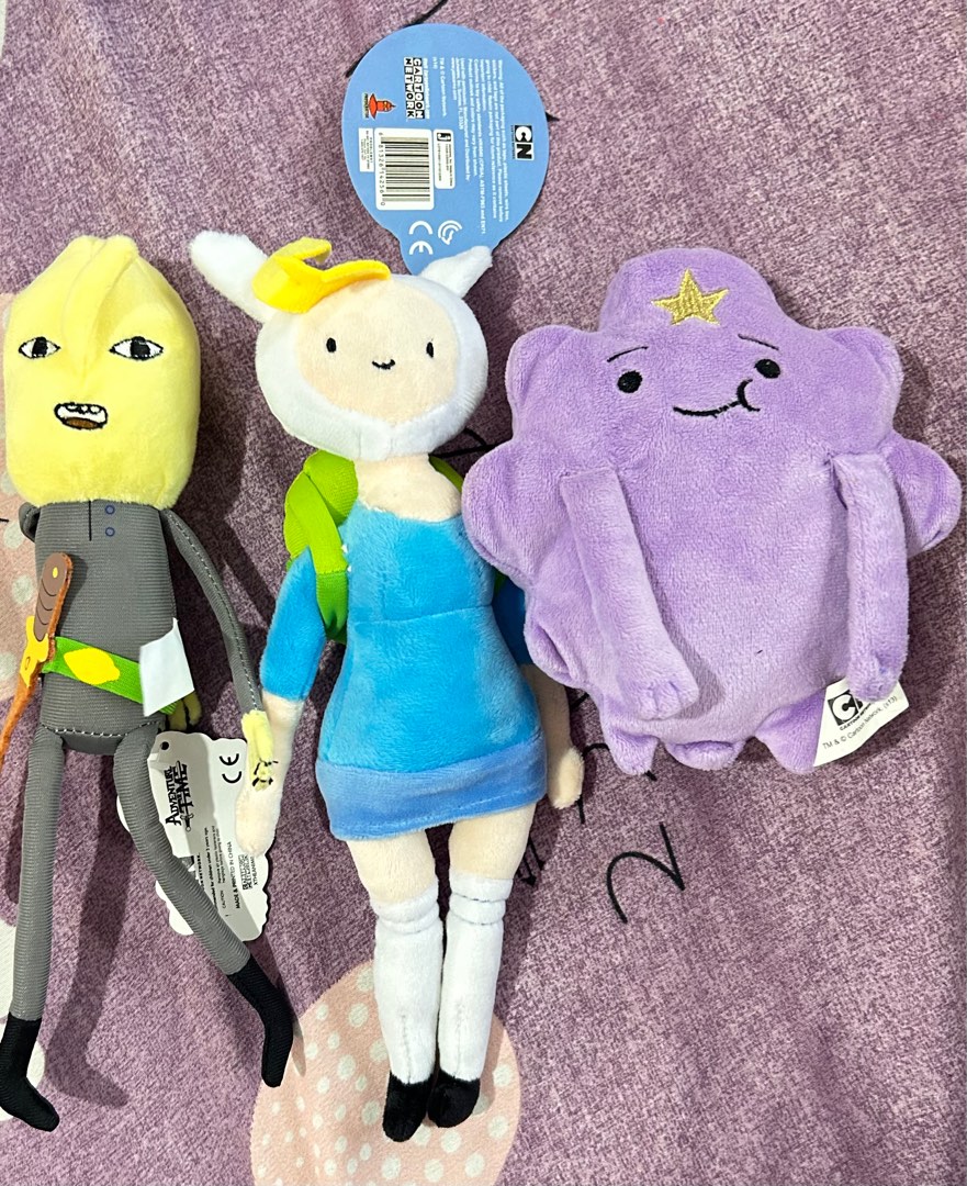 Adventure Time Earl Lemongrab Shinada, Fionna, Princess Lumpy Plush ...