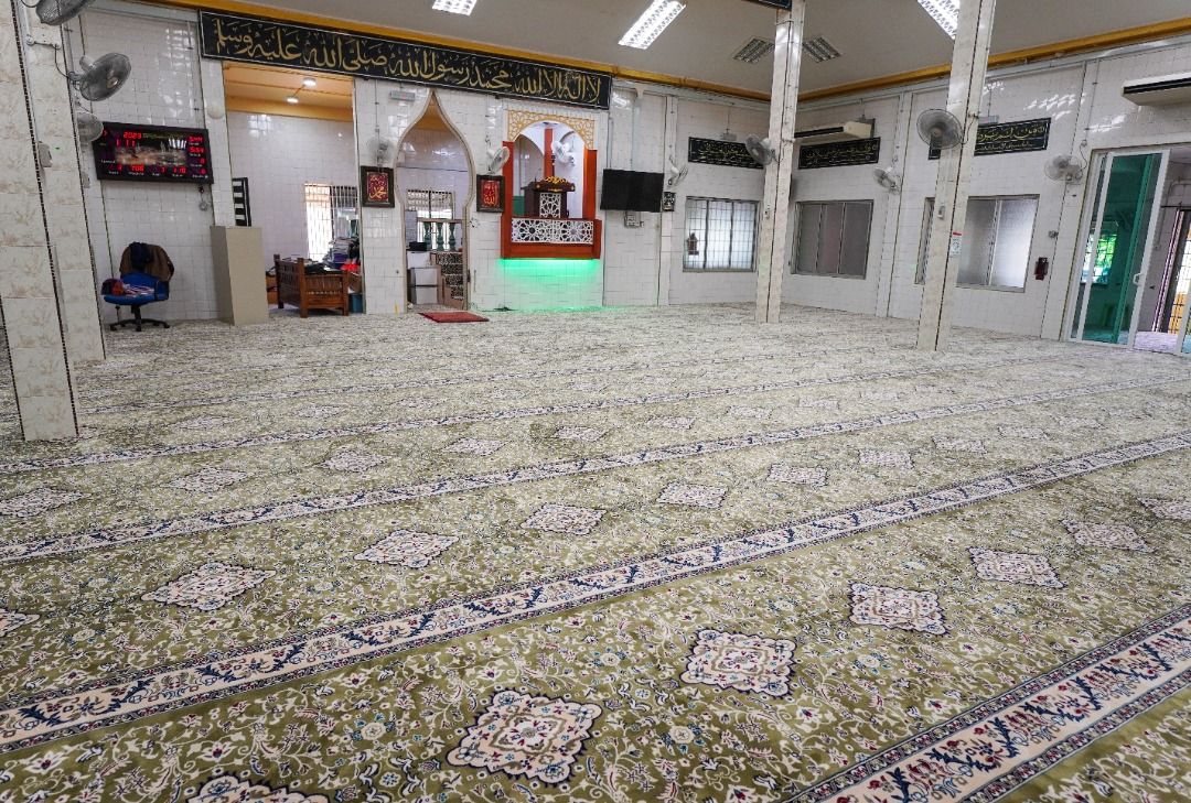 Alhamdulillah, Masjid Limbongan, Melaka tampil lebih kemas dan cantik dengan karpet masjid dari ...