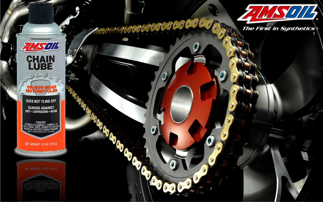 Amsoil Chain Lube, Motorcycles, Motorcycle Accessories on Carousell