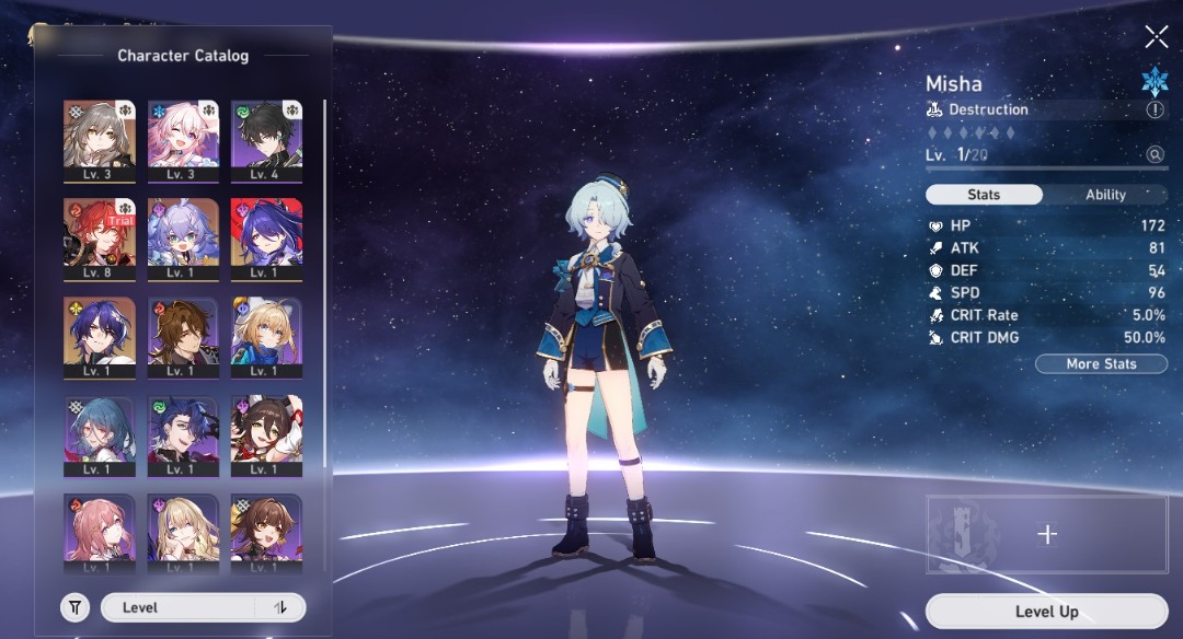 [ASIA]Honkai Star Rail HSR|Female MC TL 4 Acheron+Bailu+40 gold tix ...