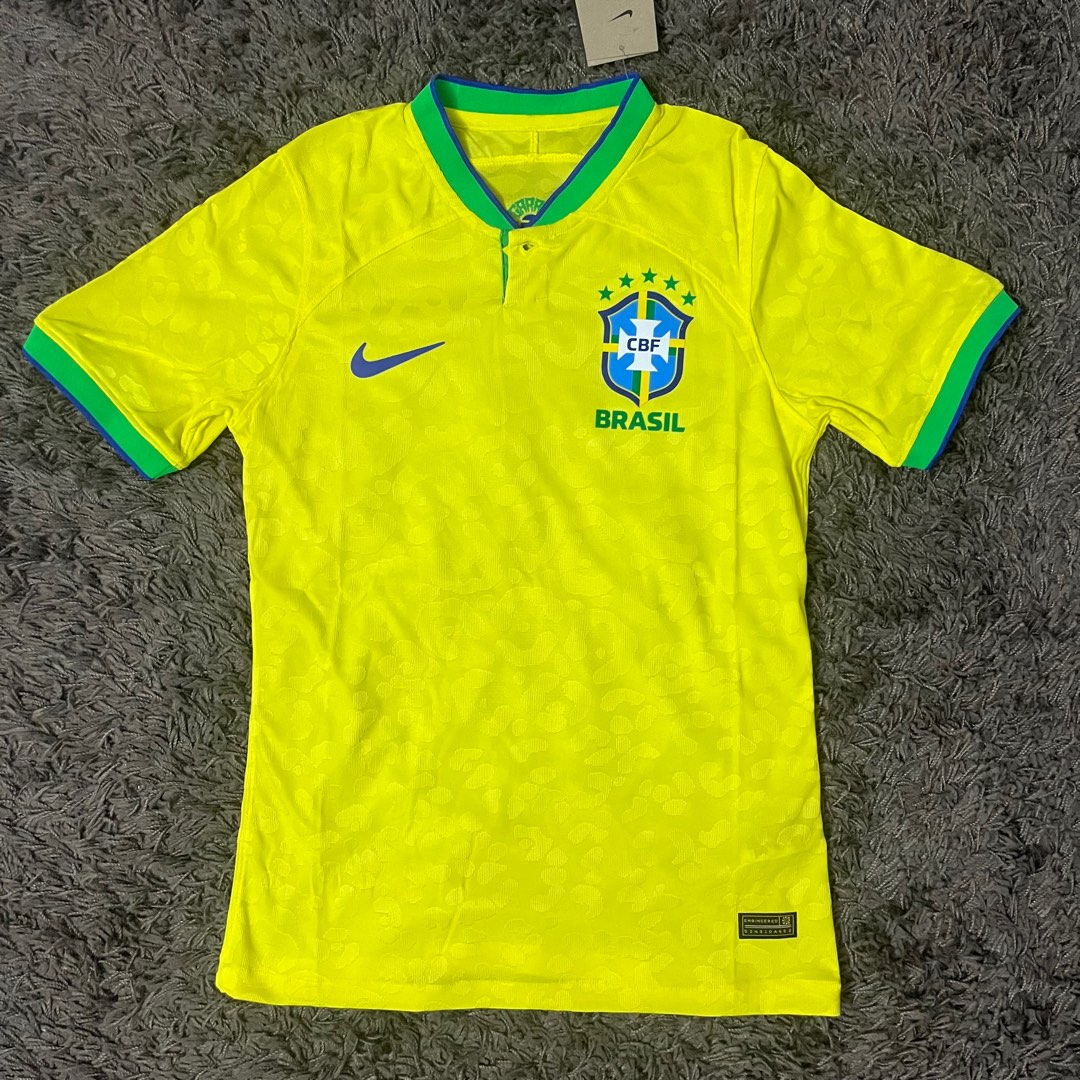 Brazil Home kit World Cup Player Issue, Men's Fashion, Activewear on ...