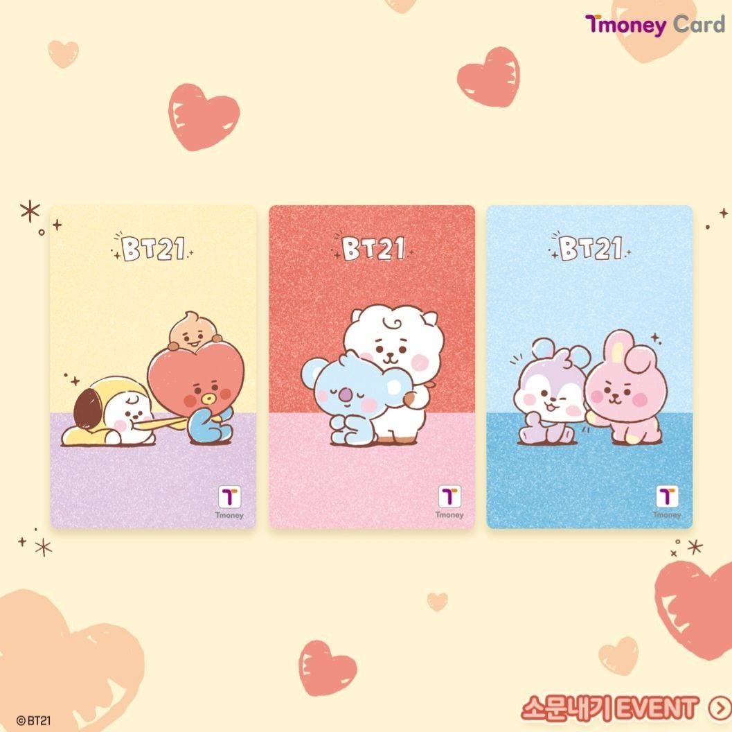 BT21 Tmoney Card, Hobbies & Toys, Memorabilia & Collectibles, K-Wave on ...