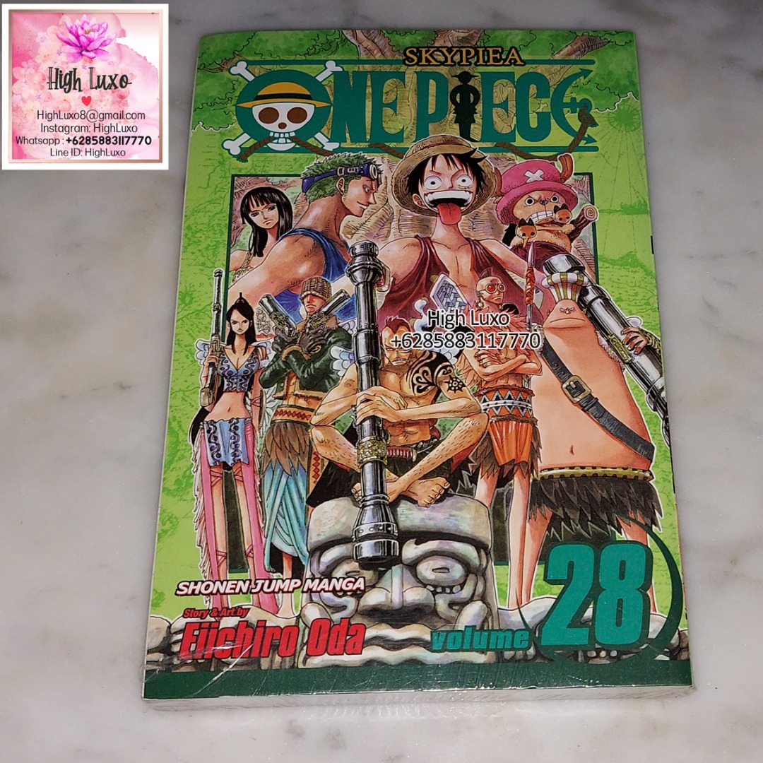 Buku Komik ONE PIECE VOL 28 Wyper the Berserker Comic English Book ...