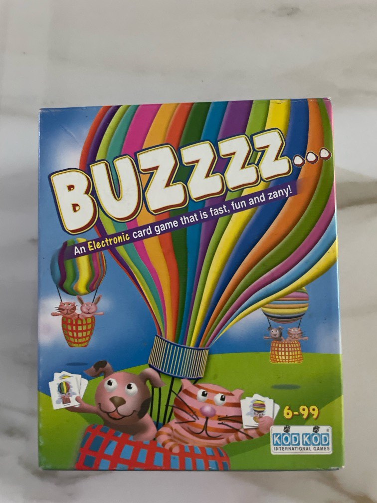 Buzzzz…fun card game for kids 6 and above, Hobbies & Toys, Toys & Games ...