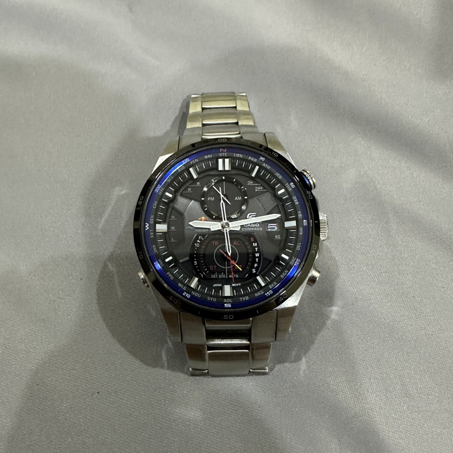 Casio edifice EQW-A1200RB Red Bull limited edition, Fesyen Pria, Jam ...