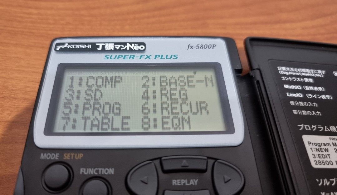 Casio fx 5800P Programmable Calculator, Computers & Tech, Office ...