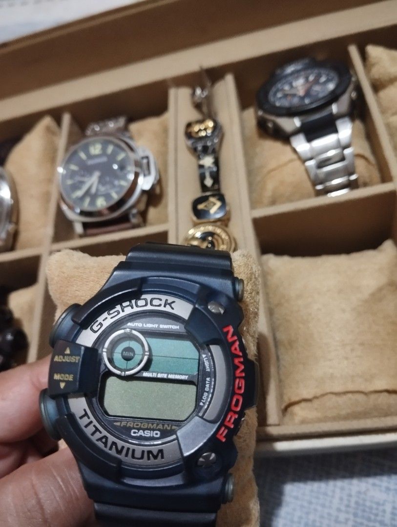 Casio G-Shock Frogman DW-8200 Green Titanium Digital Watch, Men's ...