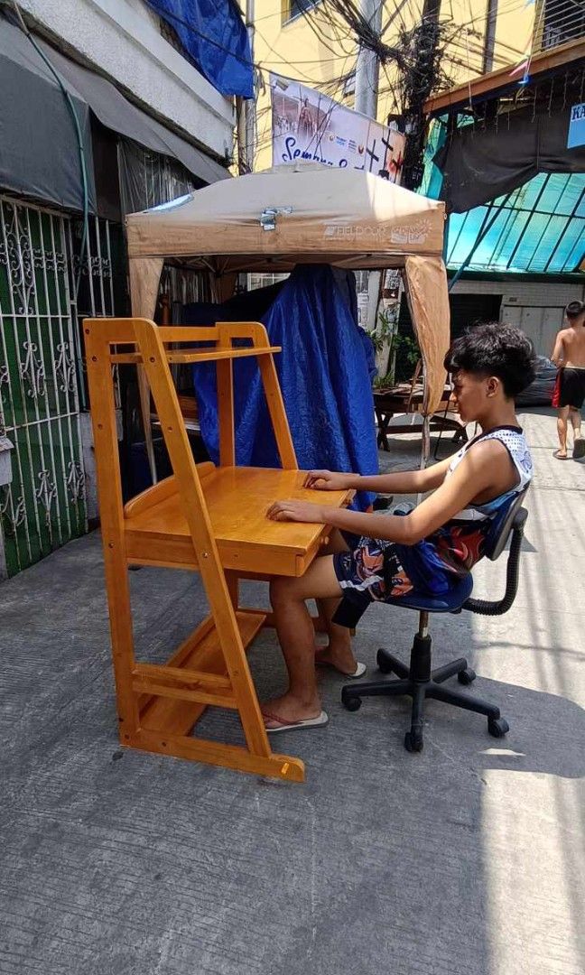 Classic Nitori Study/PC Table with Free Chair,, Furniture & Home Living ...