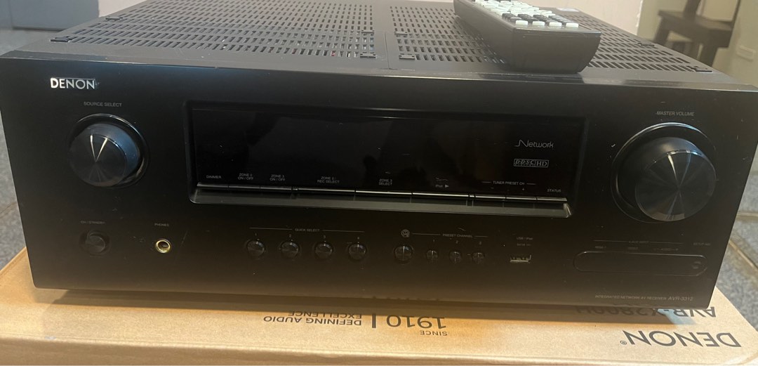 Denon AVR-3312 Integrated Network AV Receiver (3 Zone), 音響器材, Soundbar ...