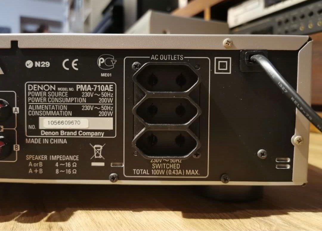 Denon PMA-710AE Integrated amplifier (w remote), Audio, Soundbars ...