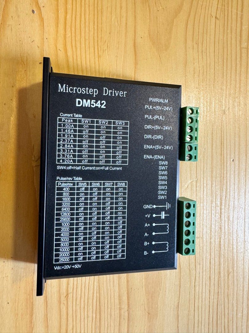 DM542 Stepper Motor Driver, Computers & Tech, Parts & Accessories ...