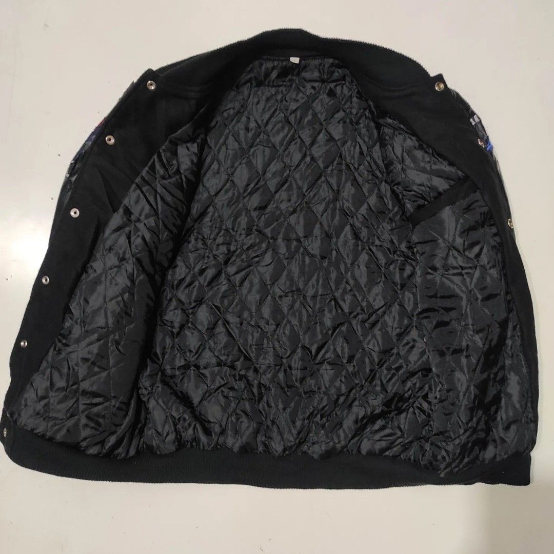 Dragon Varsity Jacket, Fesyen Pria, Pakaian , Baju Luaran di Carousell