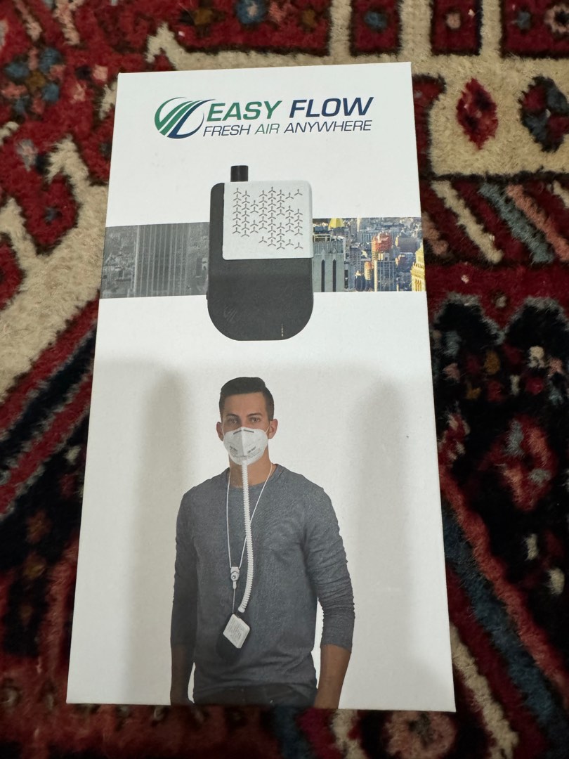 Easy Flow Personal Air Filtration System, Health & Nutrition, Face ...