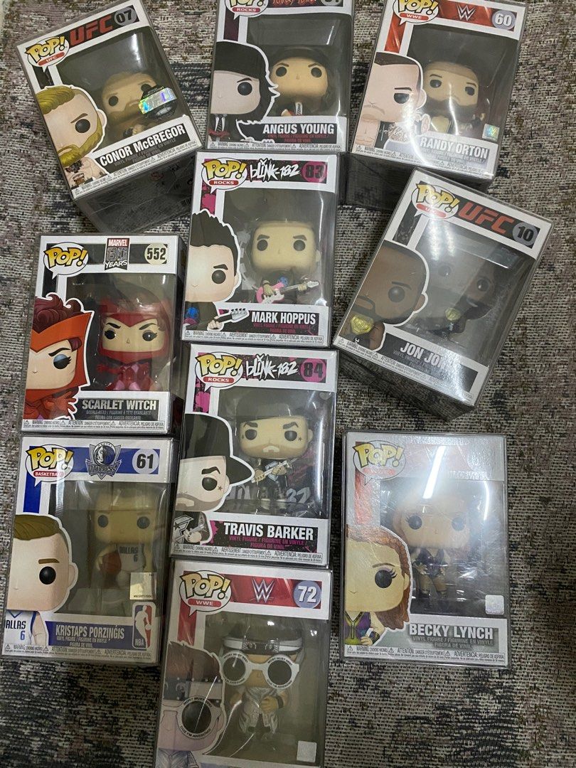 Funko Pops Assorted (as set or per piece), Hobbies & Toys, Toys & Games ...