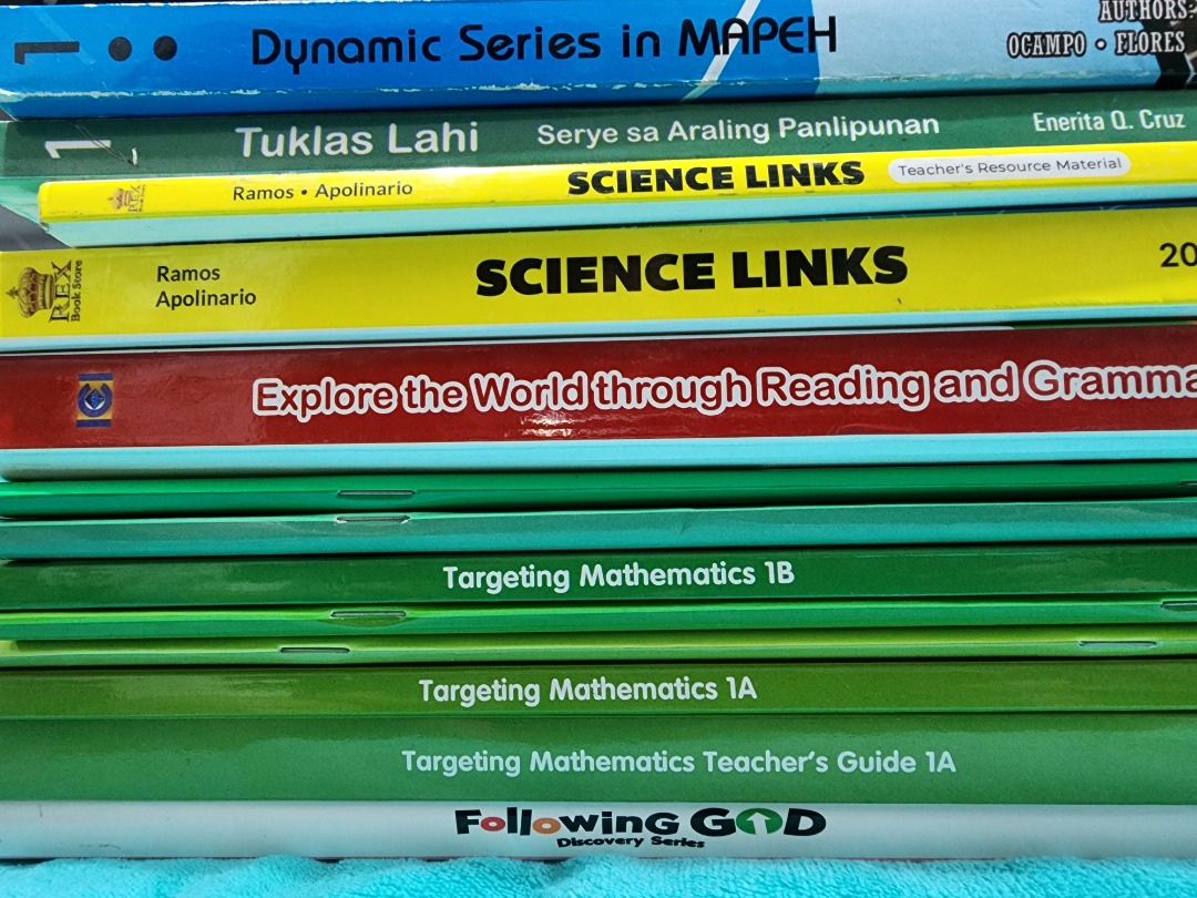 Grade 1 Textbooks (Homeschool) sold as set, Hobbies & Toys, Books ...