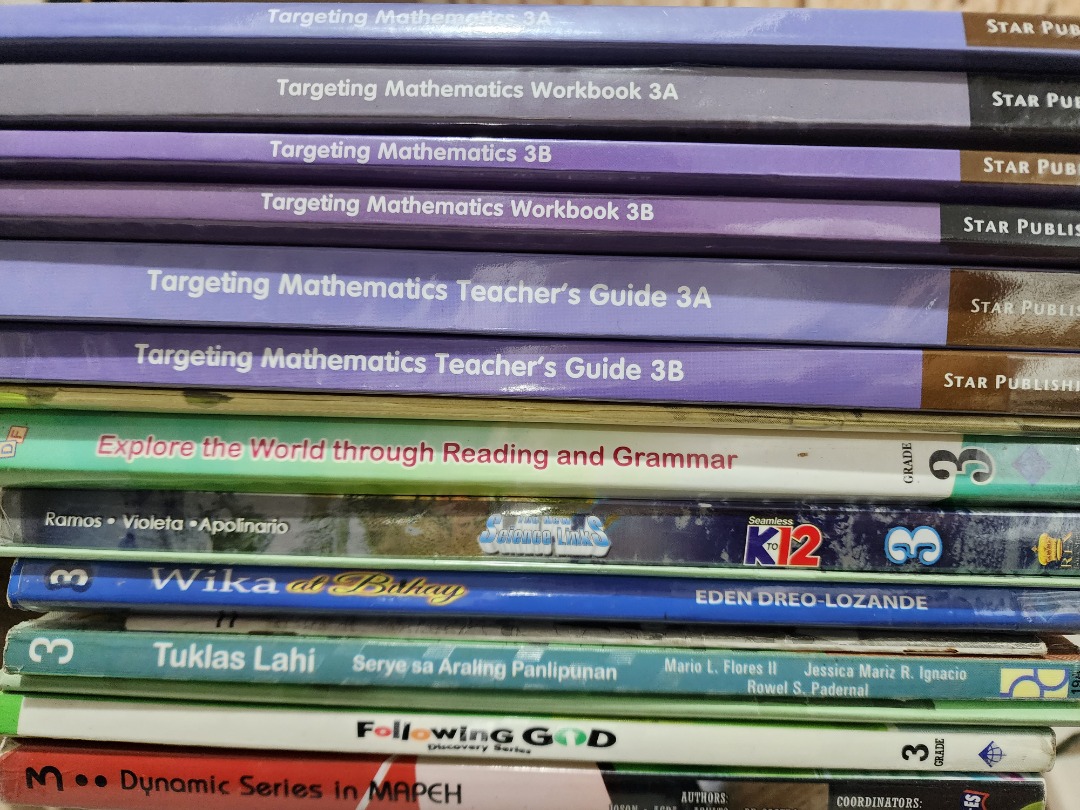 GRADE 3 TEXTBOOKS (HOMESCHOOL) SOLD AS SET, Hobbies & Toys, Books ...