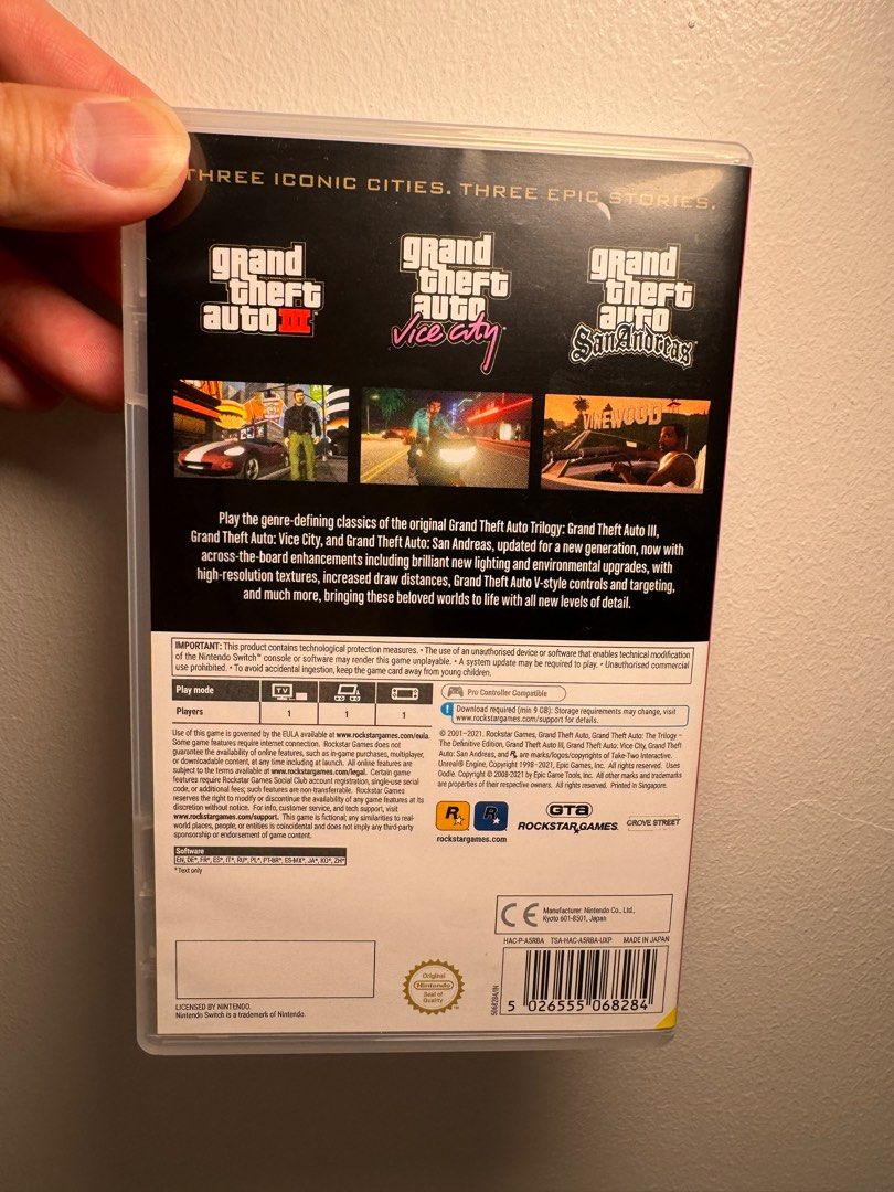 GTA Switch, Video Gaming, Video Games, Nintendo on Carousell