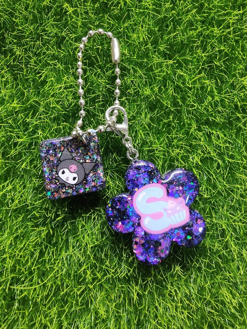 Handmade Kuromi keychain, Hobbies & Toys, Stationery & Craft, Handmade ...