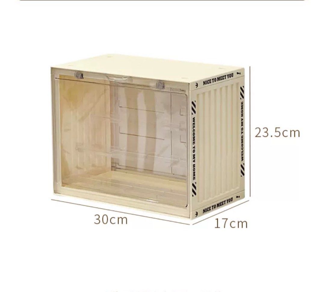 [FREE LED LIGHT] Popmart acrylic display case box high transparency ...